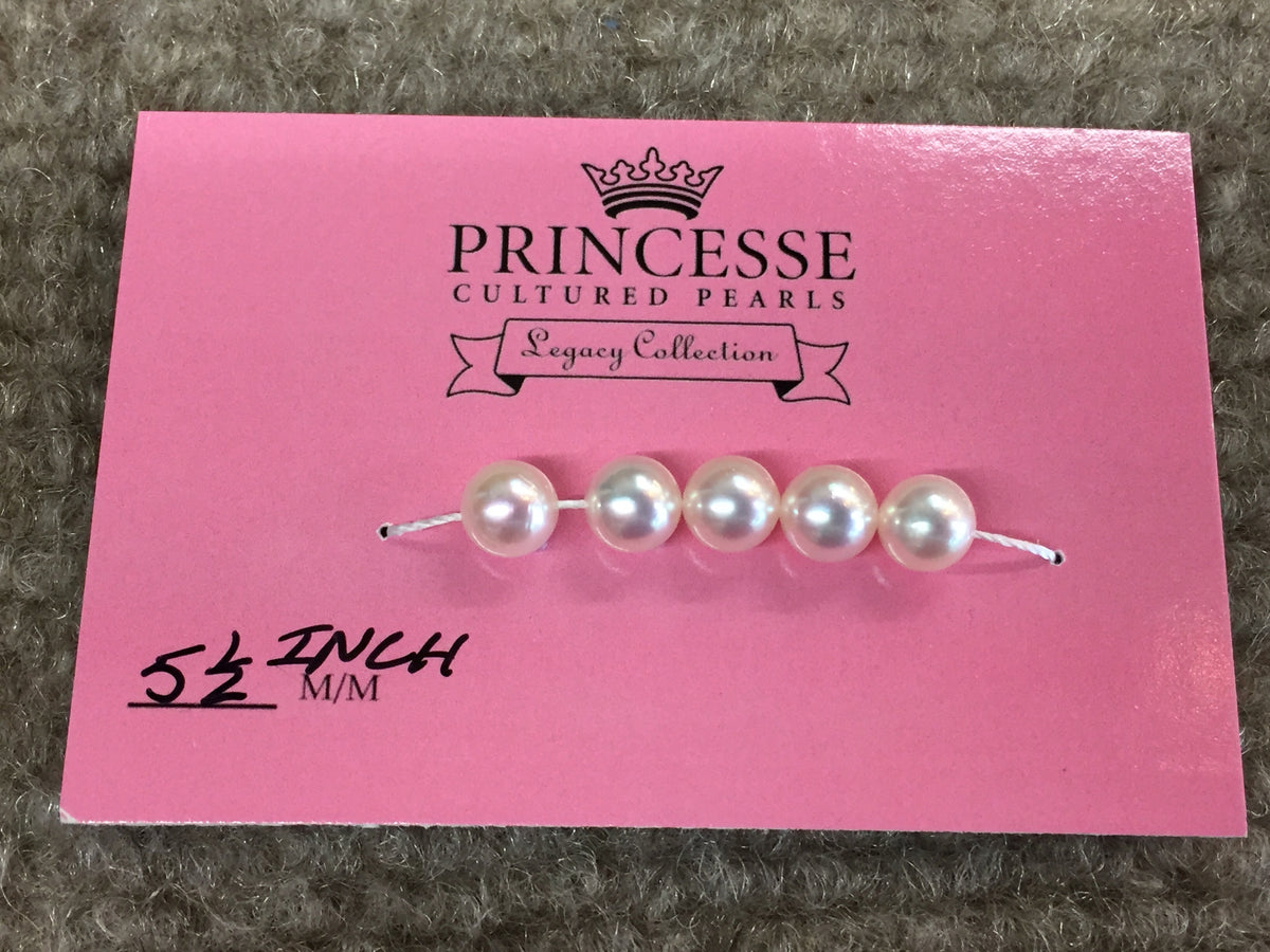 Princesse Add A Pearl 5 1/2 Millimeter 1 Inch Card – DeGrandpre Jewelers